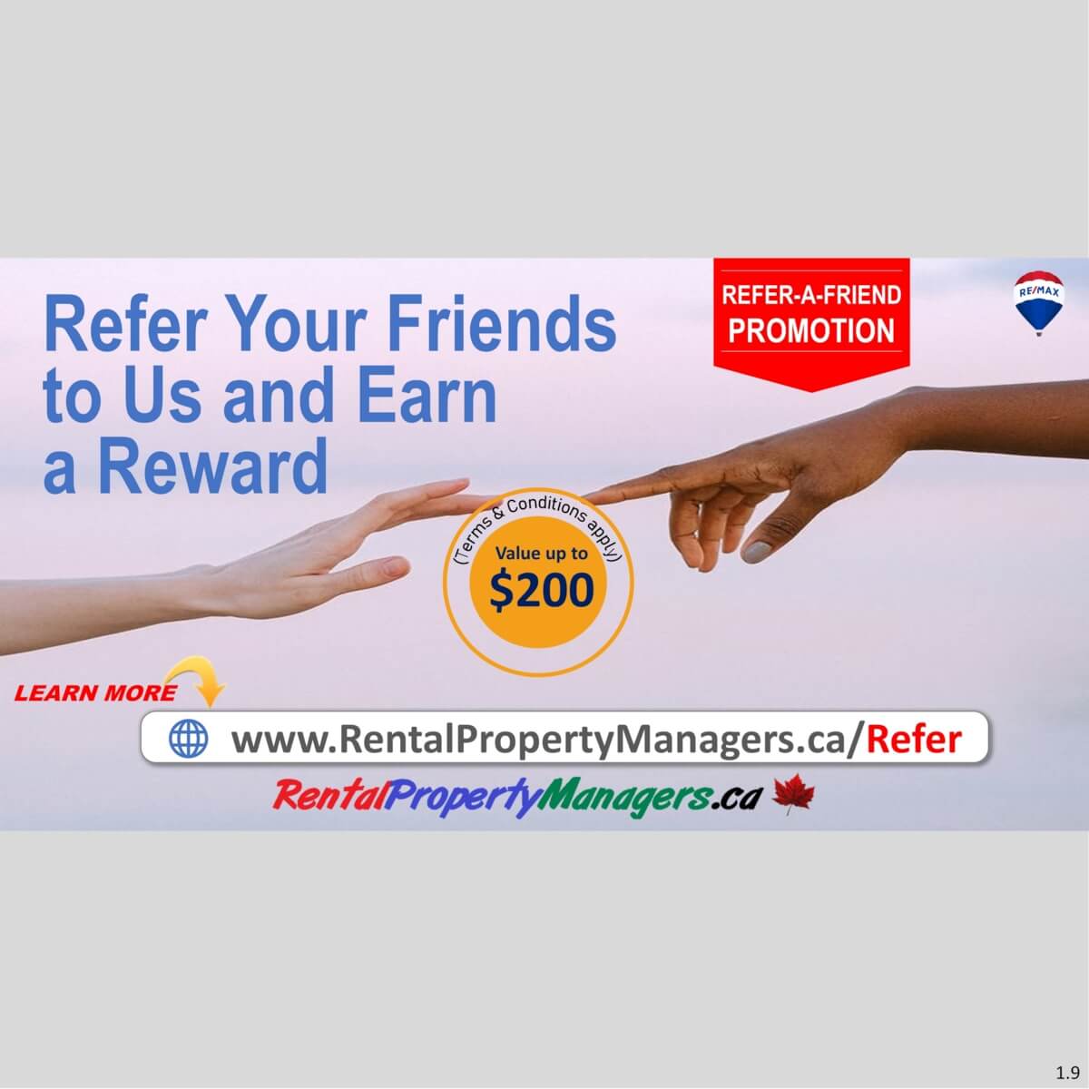 Vancouver Rental Property Manager - Refer a friend promotion program
